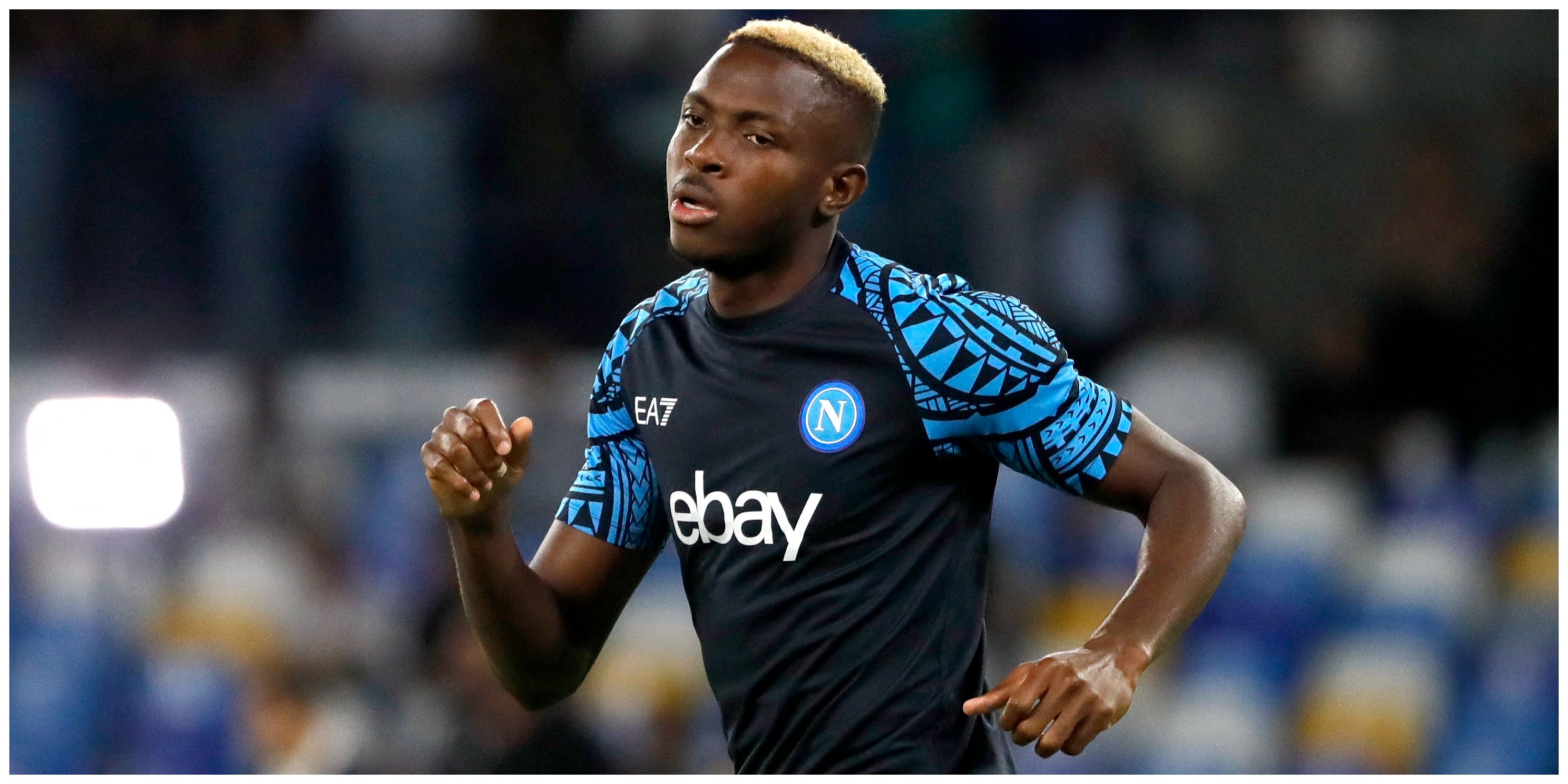 Victor Osimhen blanked two Napoli teammates when arriving at team hotel
