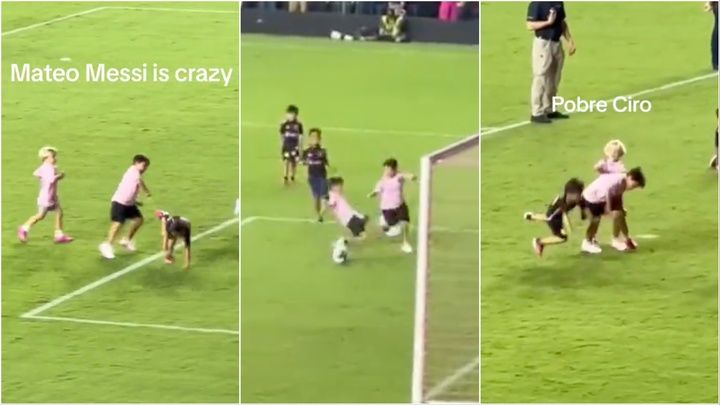 Mateo Messi: Video shows just how wild Lionel's son is on the football ...