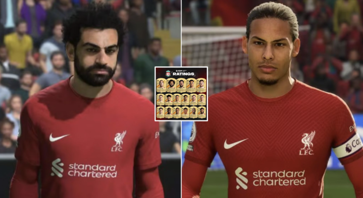 Liverpools Ea Sports Fc 24 Player Ratings Leaked Ft Salah Van Dijk