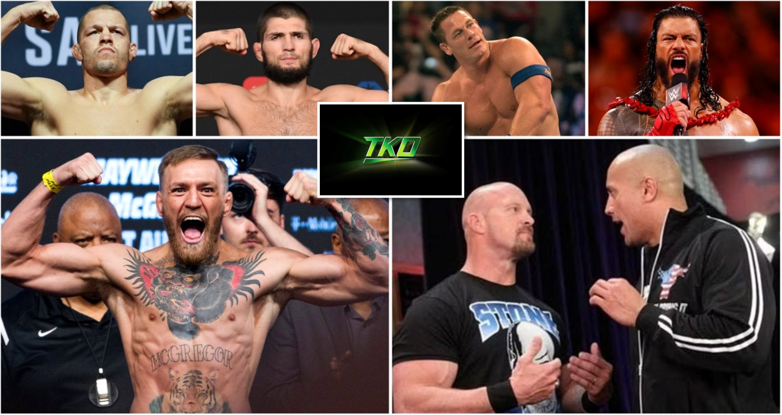 WWE vs UFC supershow booked by ChatGPT ft The Rock, McGregor, Lesnar ...