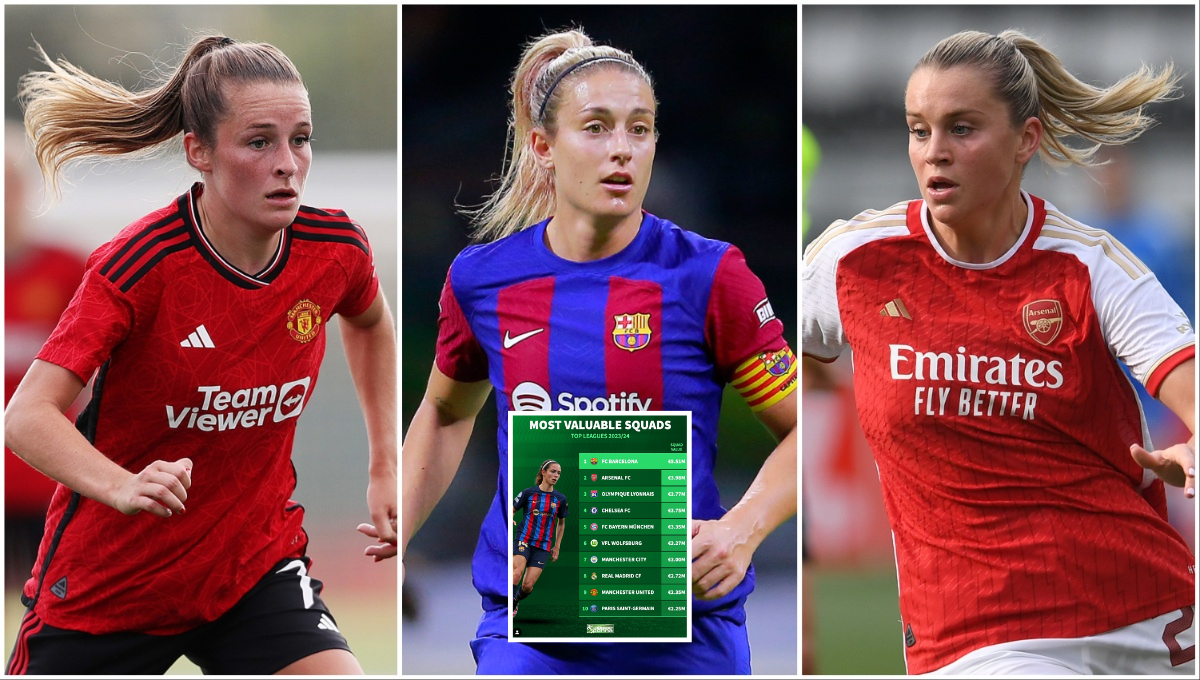 The most valuable squads in women's football ranked, ft Arsenal ...