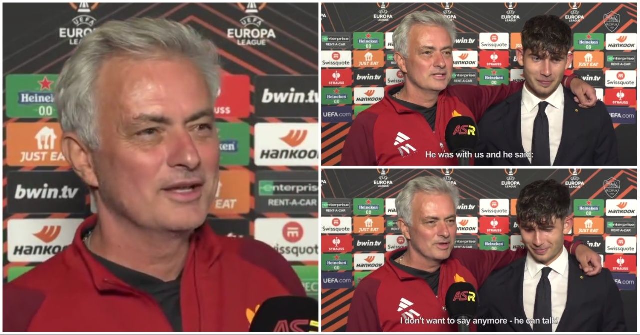 Jose Mourinho shared wholesome moment with 19-year-old AS Roma debutant