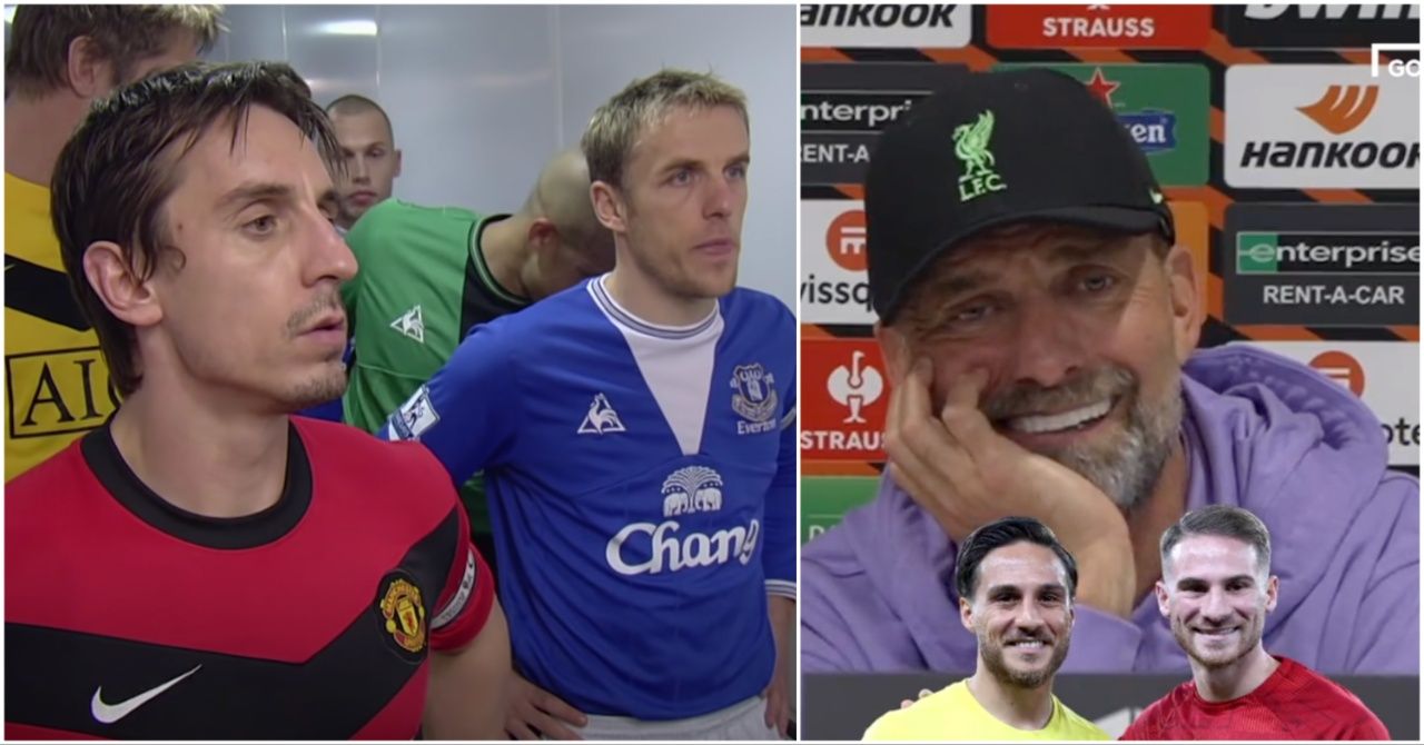 Jurgen Klopp trolls both Gary and Phil Neville after Alexis Mac ...