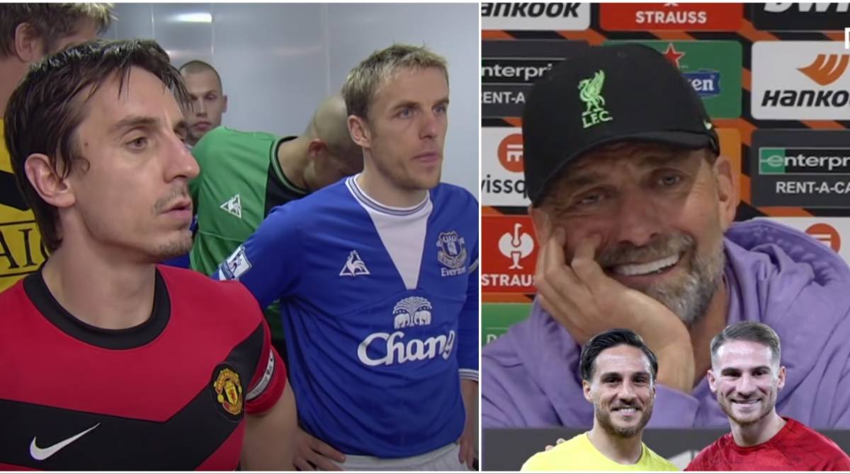 Jurgen Klopp trolls both Gary and Phil Neville after Alexis Mac ...