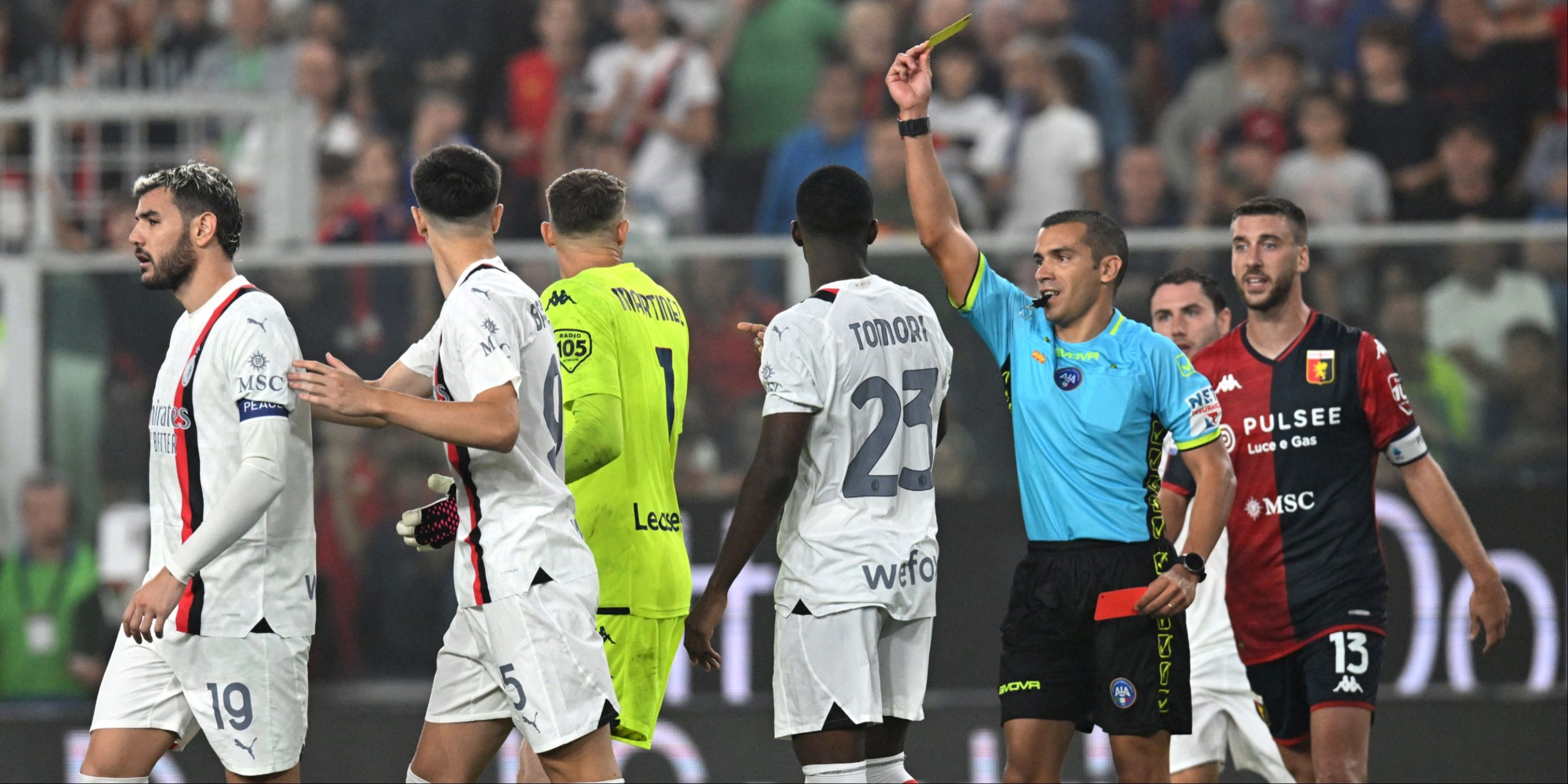 AC Milan: Olivier Giroud goes in goal and makes big save after ...