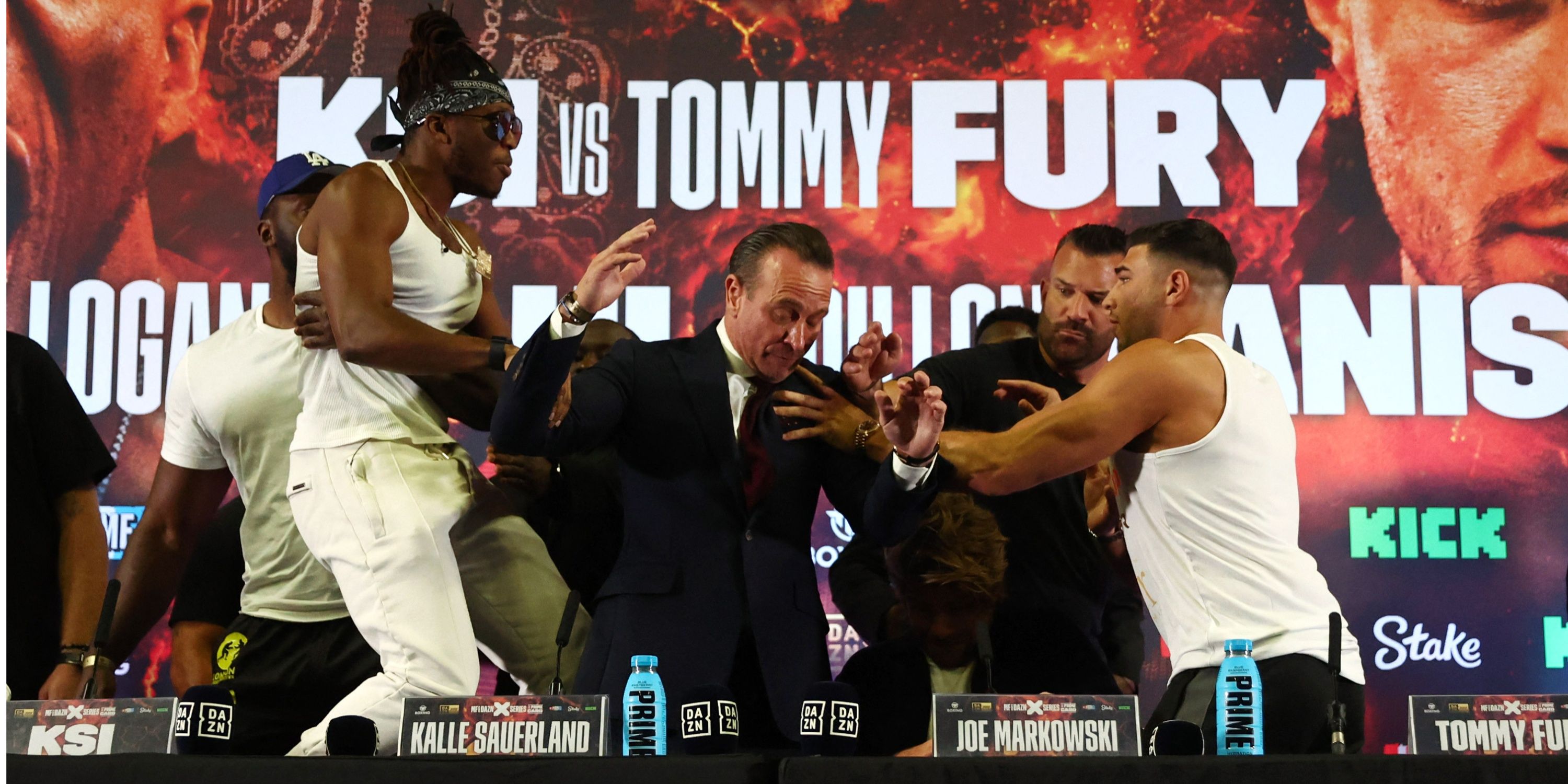 Tommy Fury's insane weight loss during KSI training camp