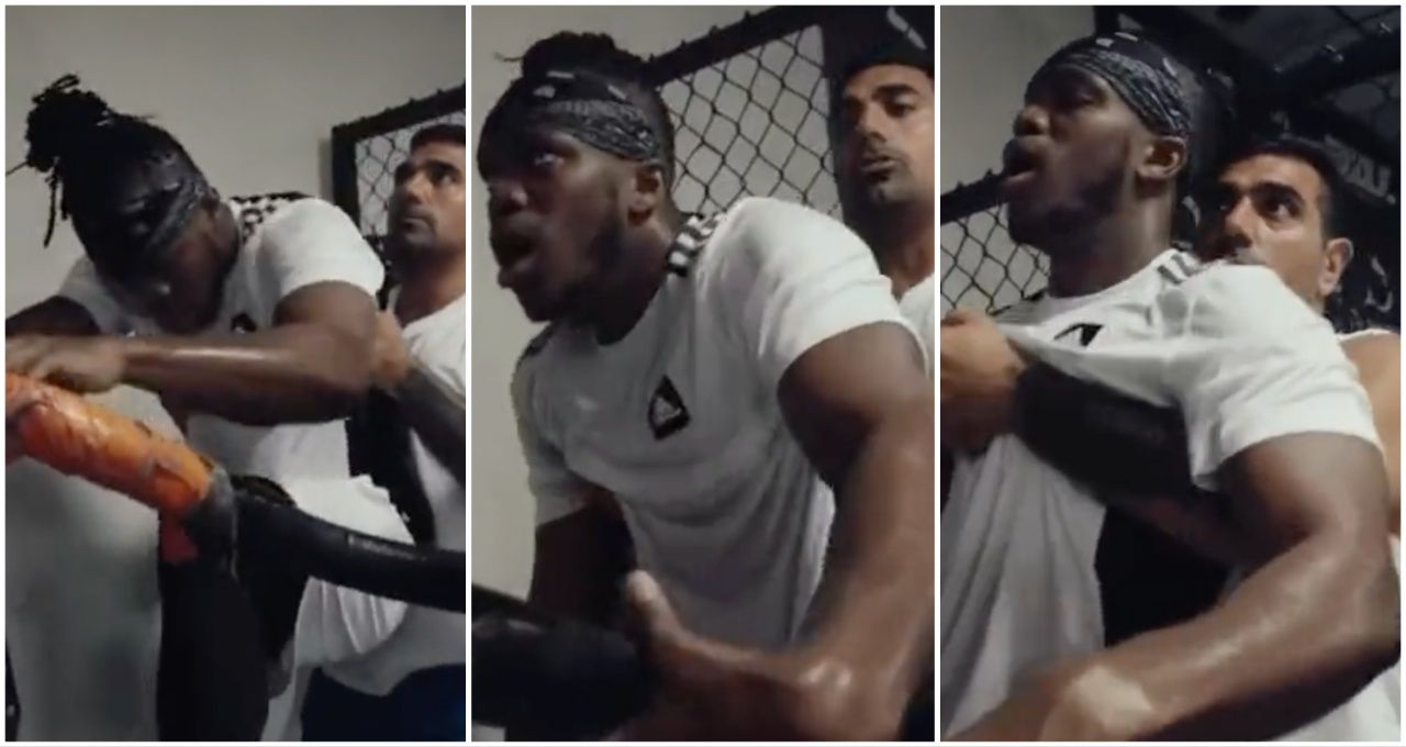 KSI nearly passes out in training footage for Tommy Fury fight