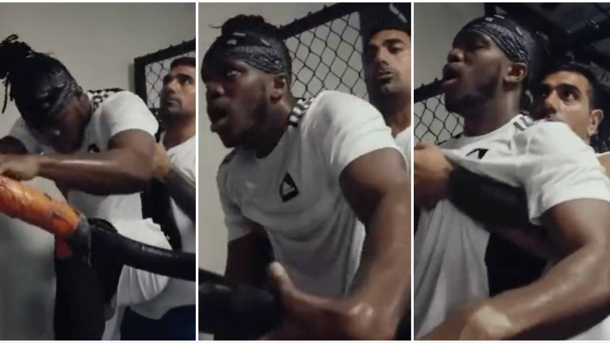 KSI nearly passes out in training footage for Tommy Fury fight