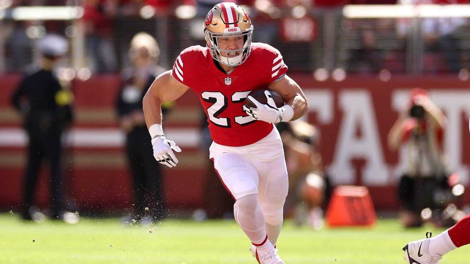Christian McCaffrey: San Francisco 49ers running back is nearing history