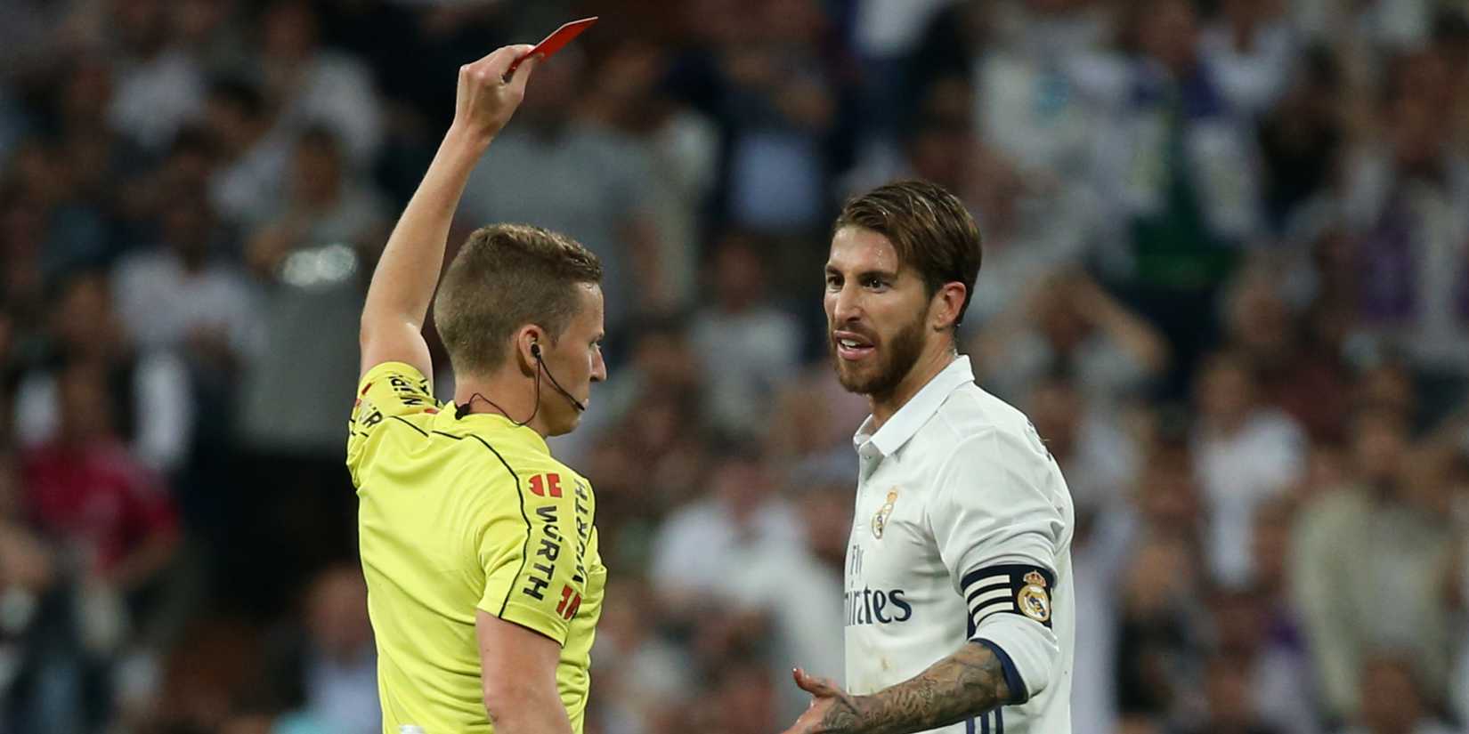 An 11 of Players With Most Red Cards in Football History