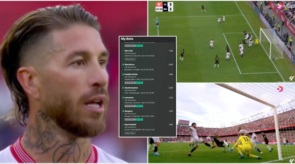 Real Madrid's draw with Sevilla causes punter to miss out on huge 18 ...