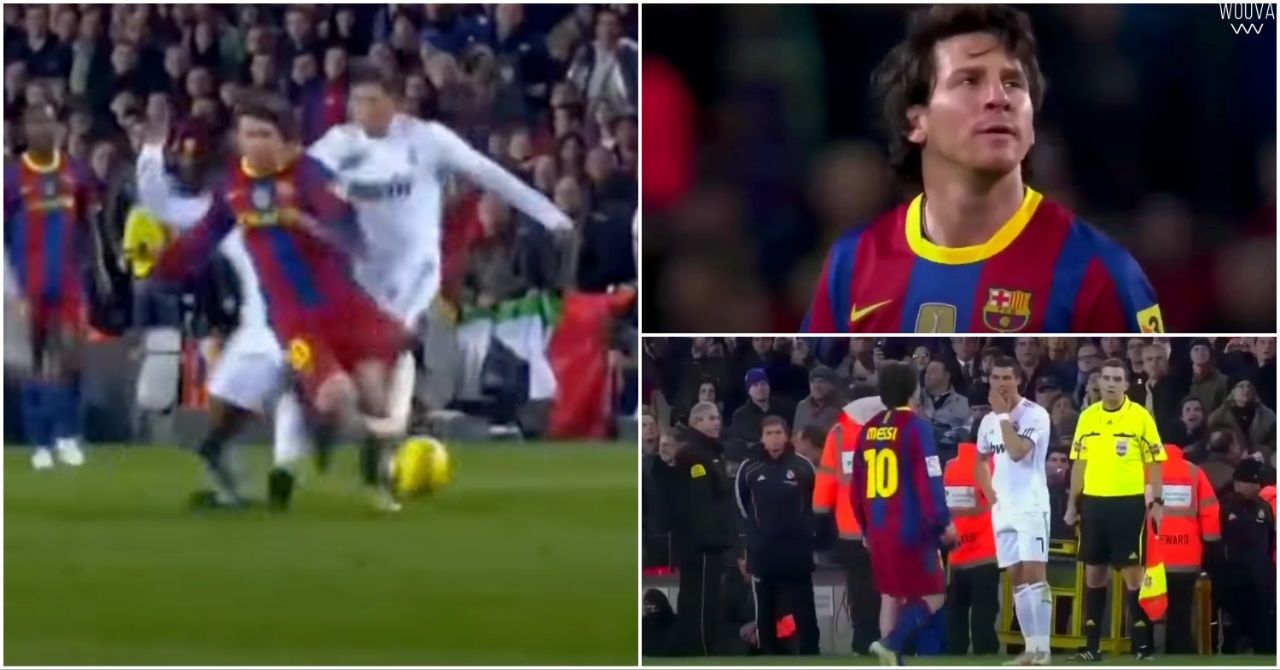 Messi's cold reaction after Ramos' horror tackle in 2010