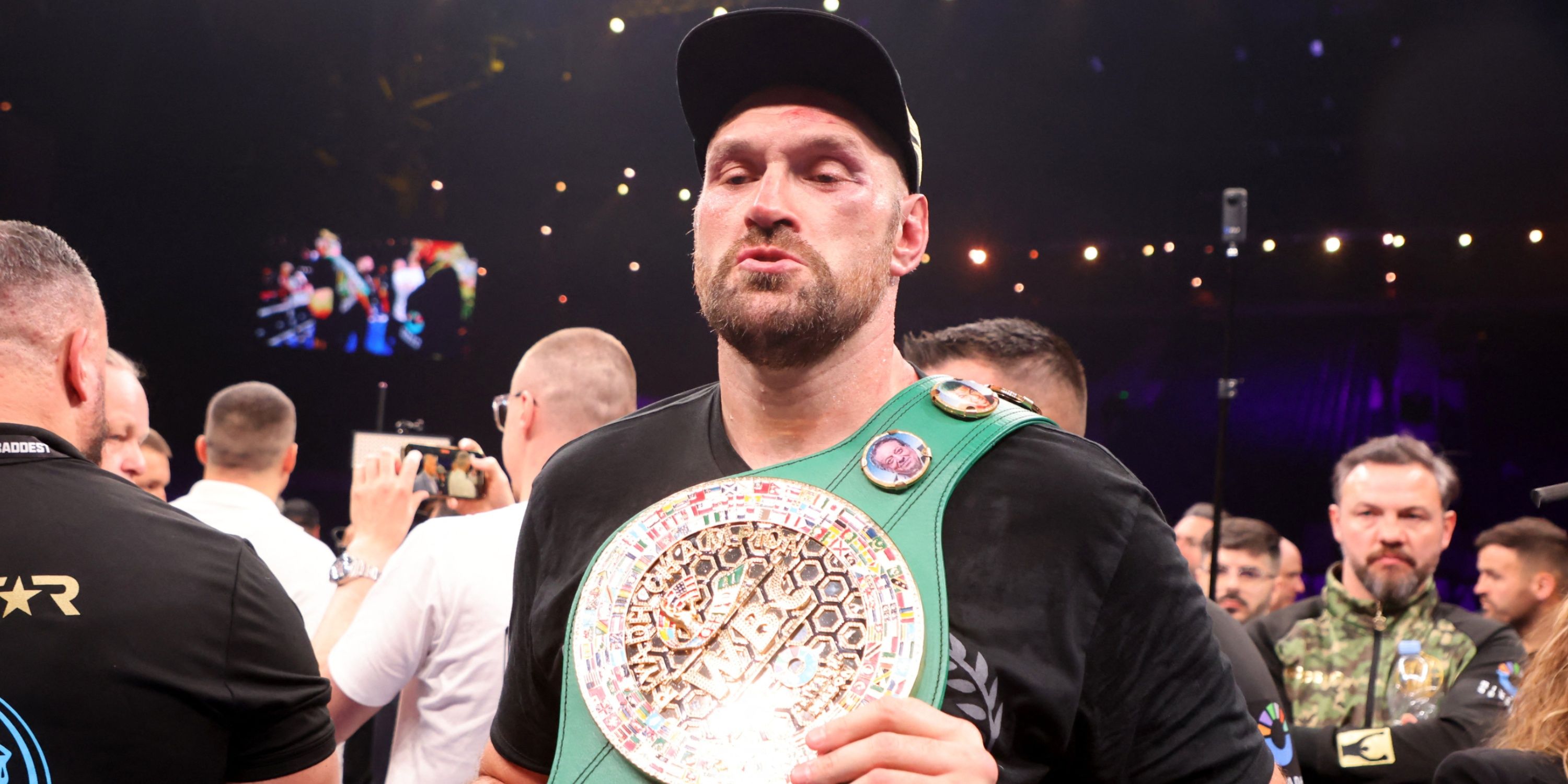 Tyson Fury leaving the ring after Francis Ngannou fight says a lot