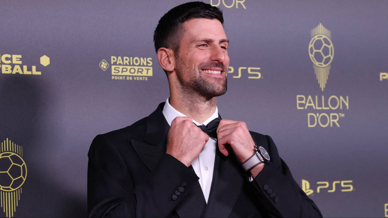 Novak Djokovic lies to IShowSpeed about his career at 2023 Ballon d'Or ...
