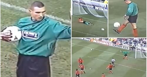 Vinnie Jones' epic goalkeeping display for Wimbledon v Newcastle in 1995