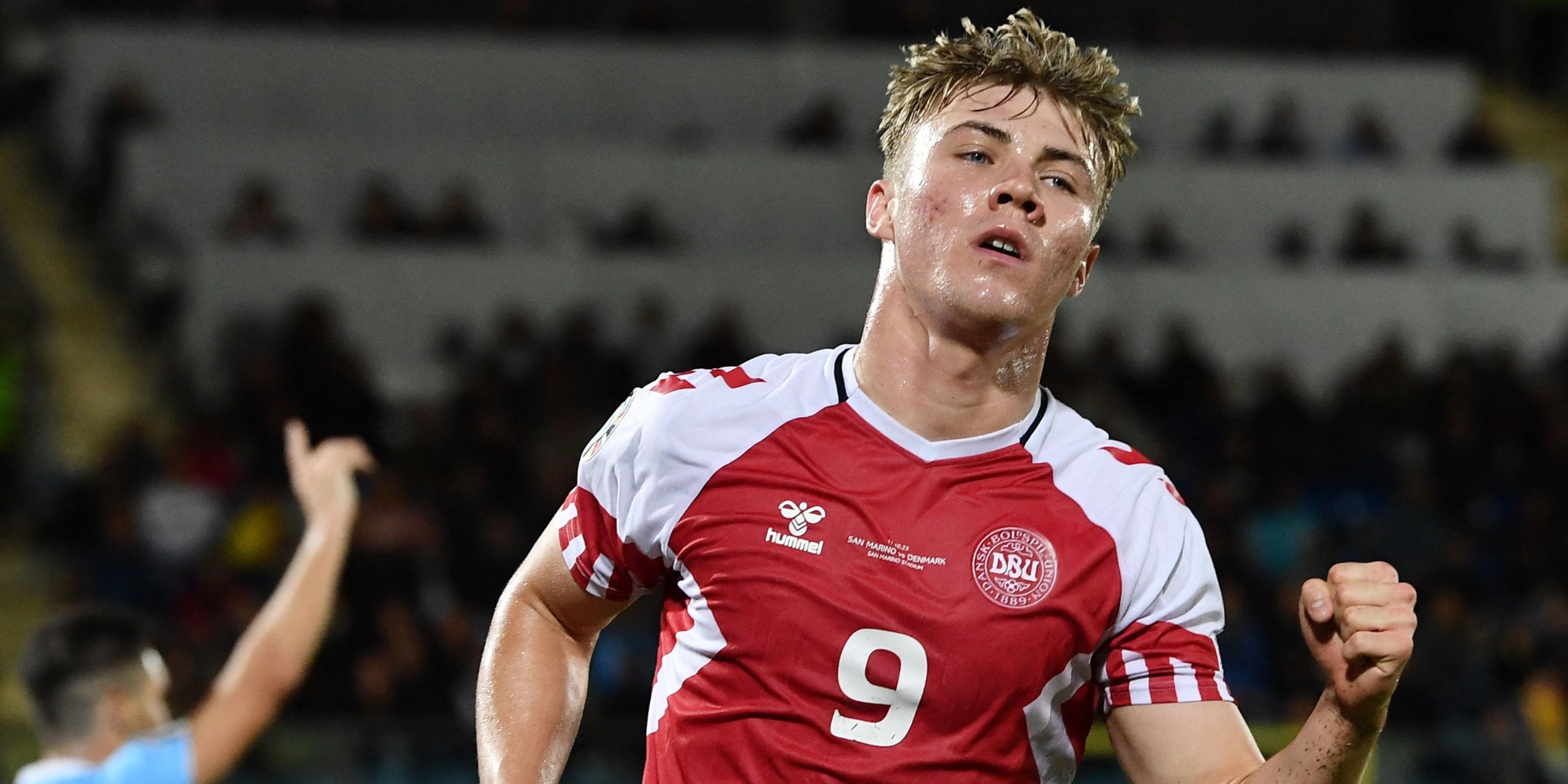 San Marino celebrate wildly after scoring first goal of 2023 against ...