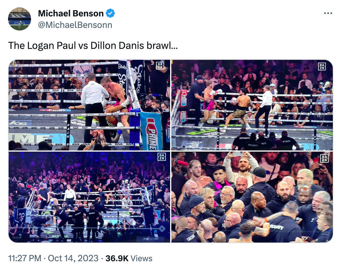 Logan Paul defeats Dillon Danis in huge grudge boxing fight