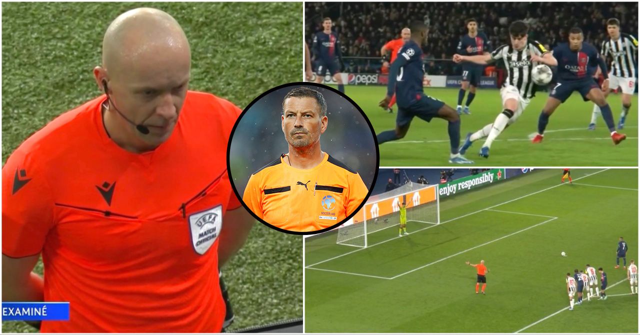 Mark Clattenburg gives verdict on decision to award controversial PSG penalty vs Newcastle