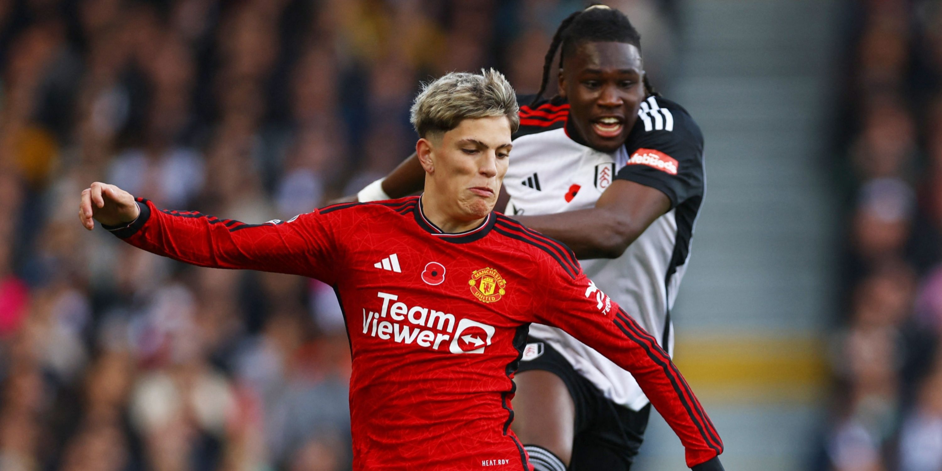 What Alejandro Garnacho did at half-time during Fulham 0-1 Man Utd