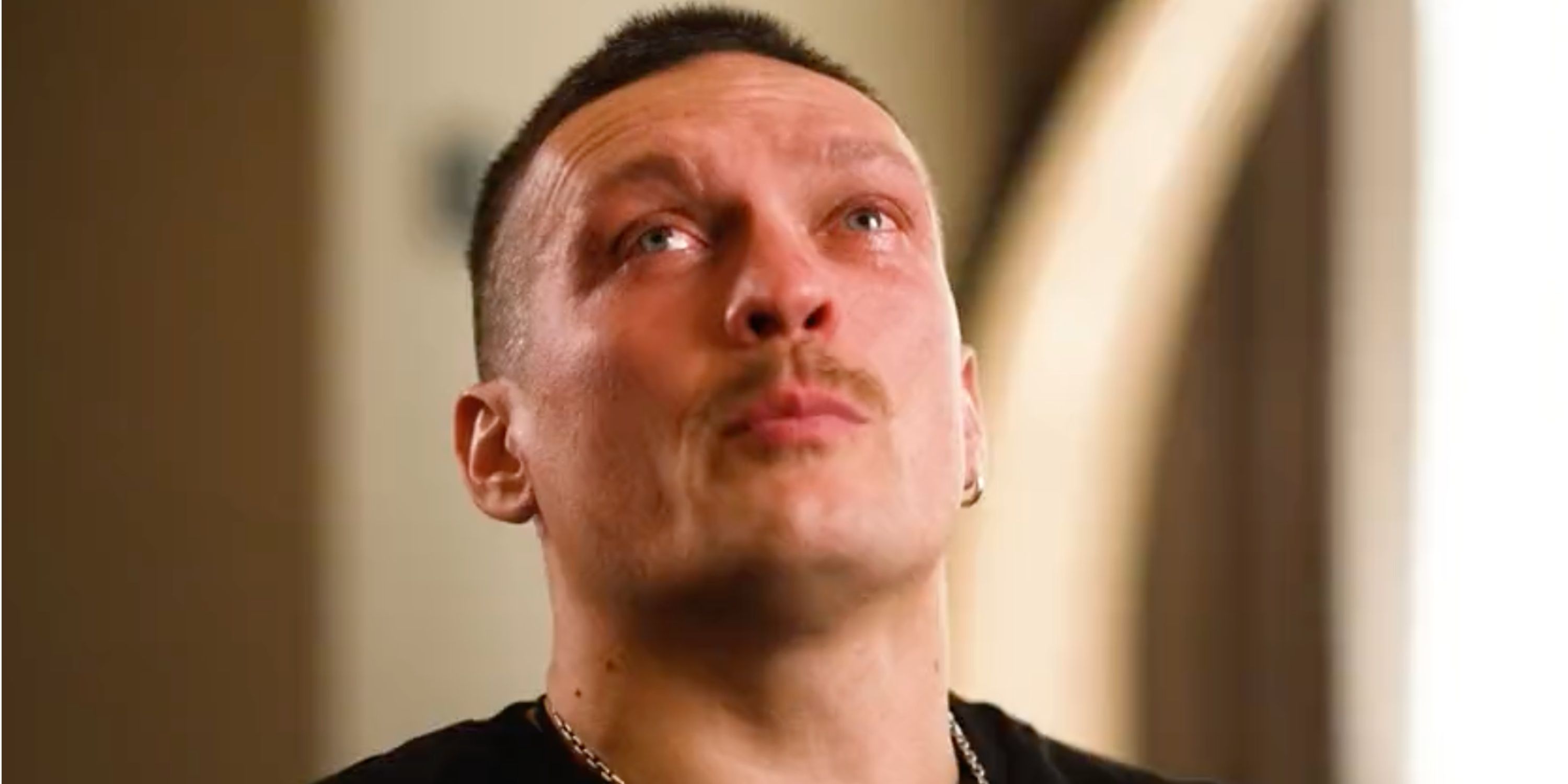 Oleksandr Usyk breaks down in tears during interview talking about his ...