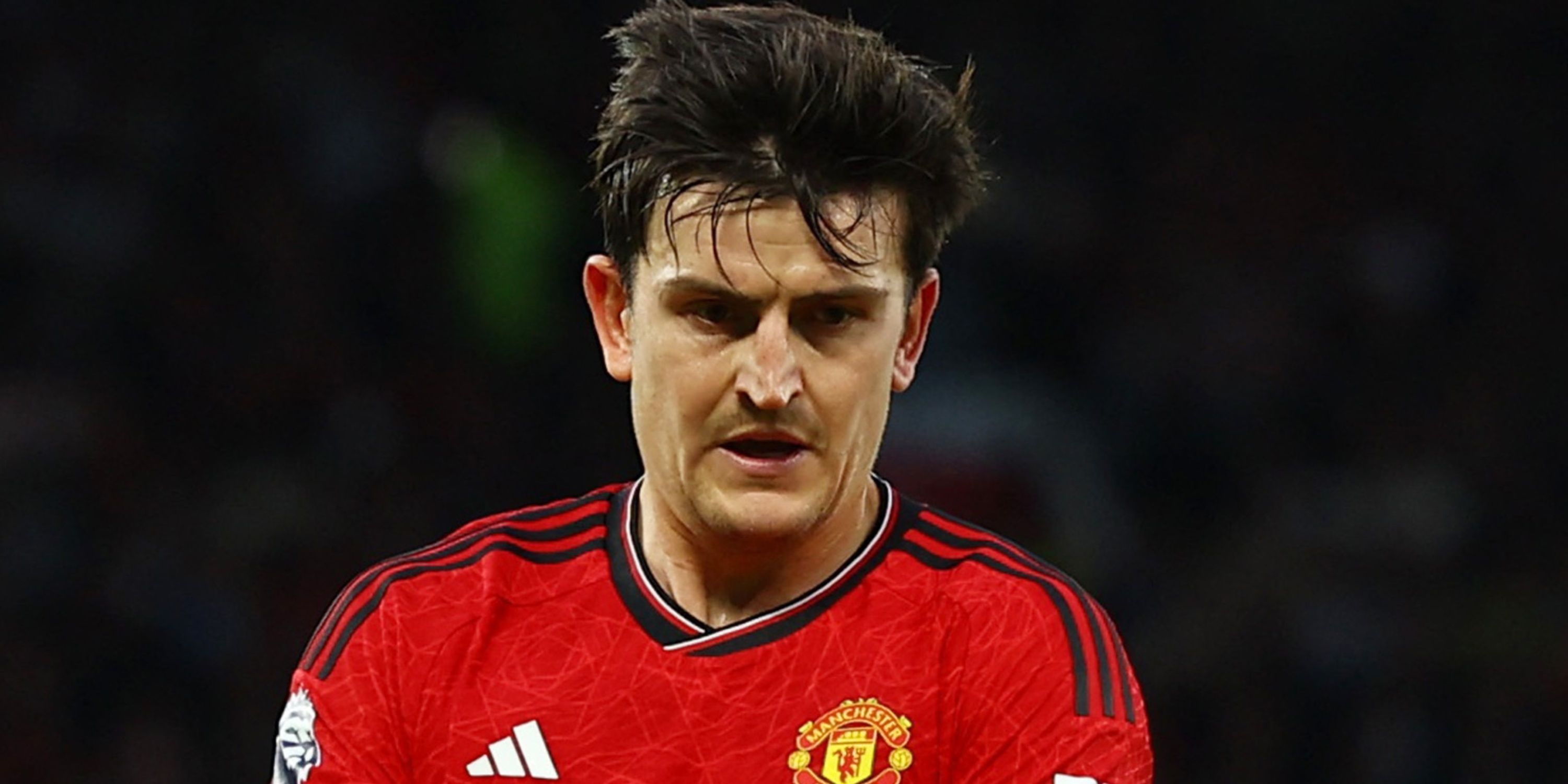 Harry Maguire’s reaction to referee checking VAR after Scott McTominay ...