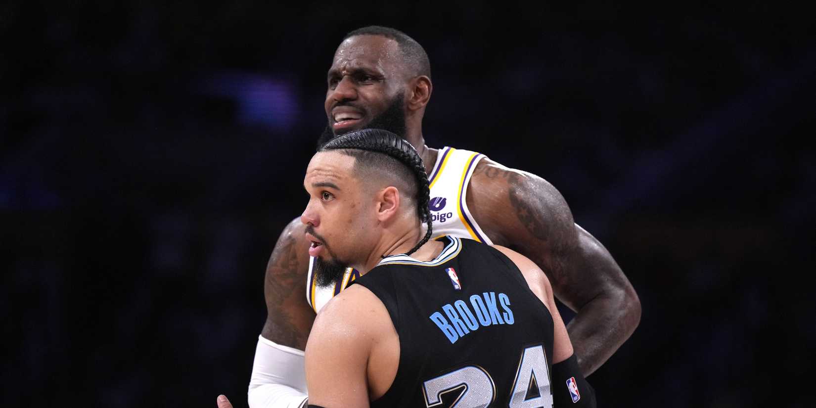 LeBron James Reignites Feud With Dillon Brooks in Lakers Win