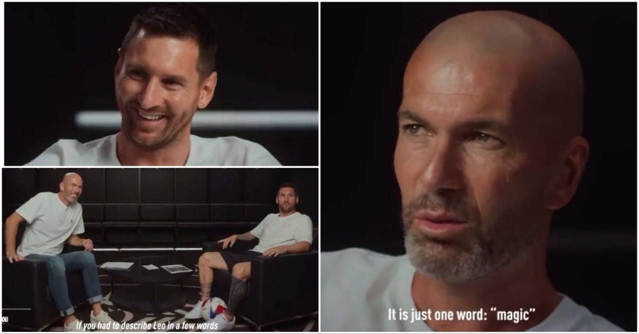 Zinedine Zidane talking about how much he loves Lionel Messi is just ...