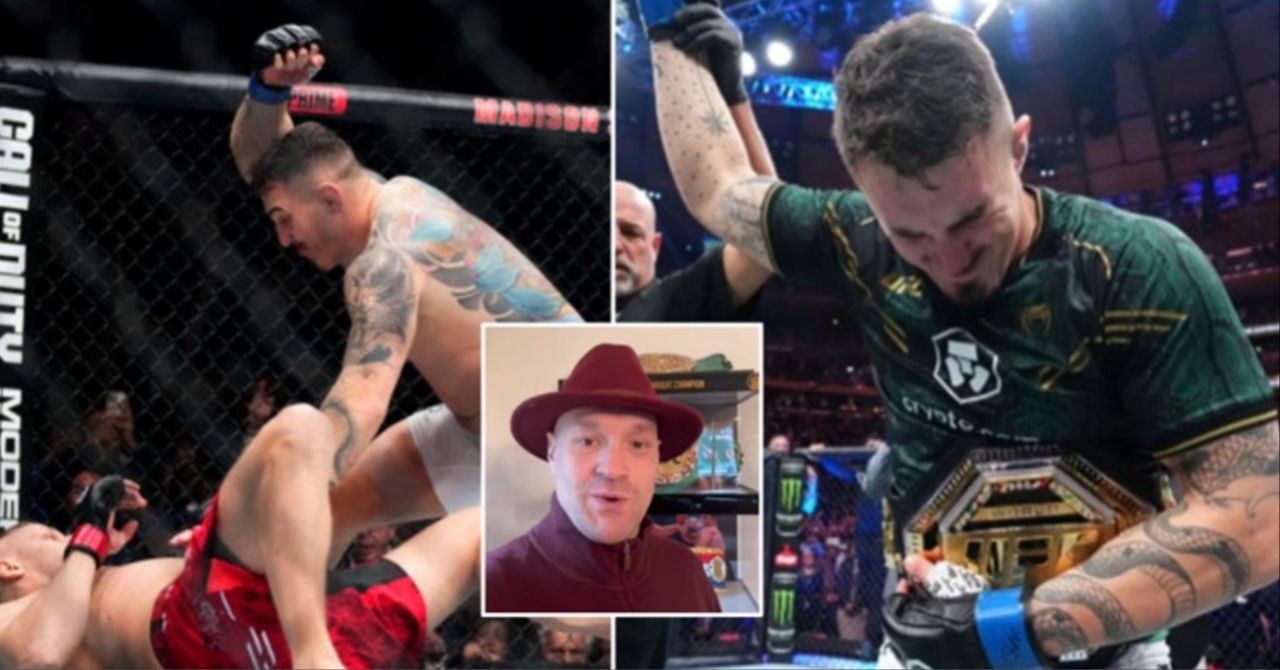 Tyson Fury's message to Tom Aspinall after UFC Heavyweight Championship win