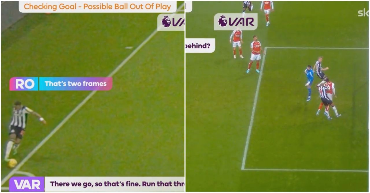 VAR audio for Newcastle's controversial goal vs Arsenal released by PGMOL