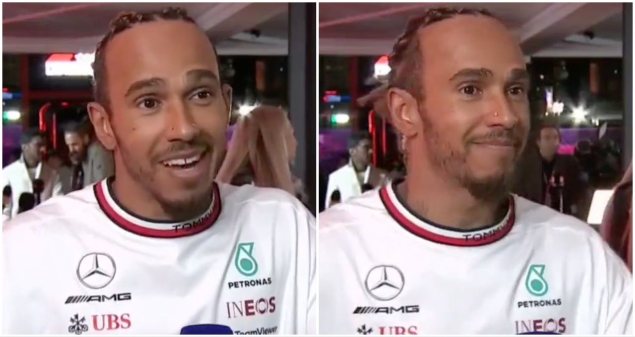 Lewis Hamilton 'threw serious shade' during post-race interview at Las ...