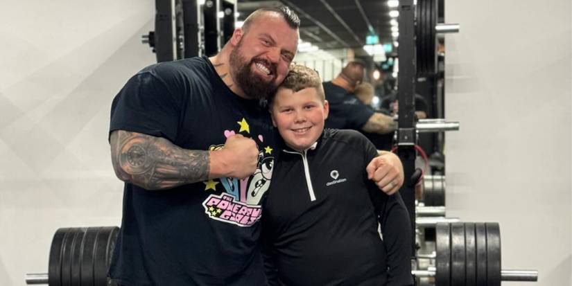 Eddie Hall was seriously impressed with his 11-year-old son's insane ...