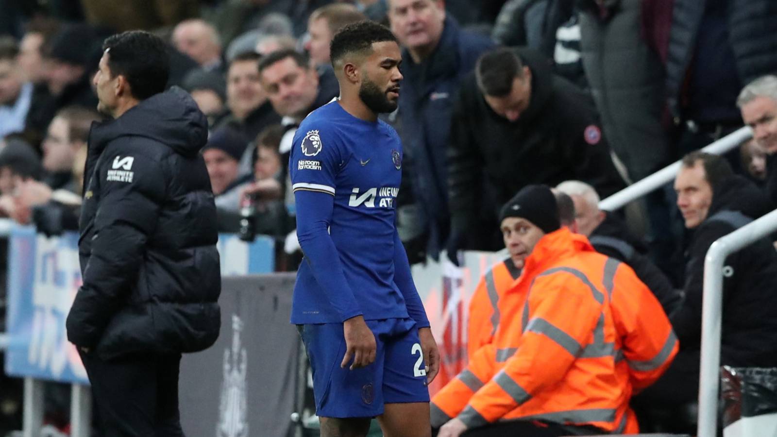 Reece James given red card for moment of madness in Newcastle 4-1 Chelsea