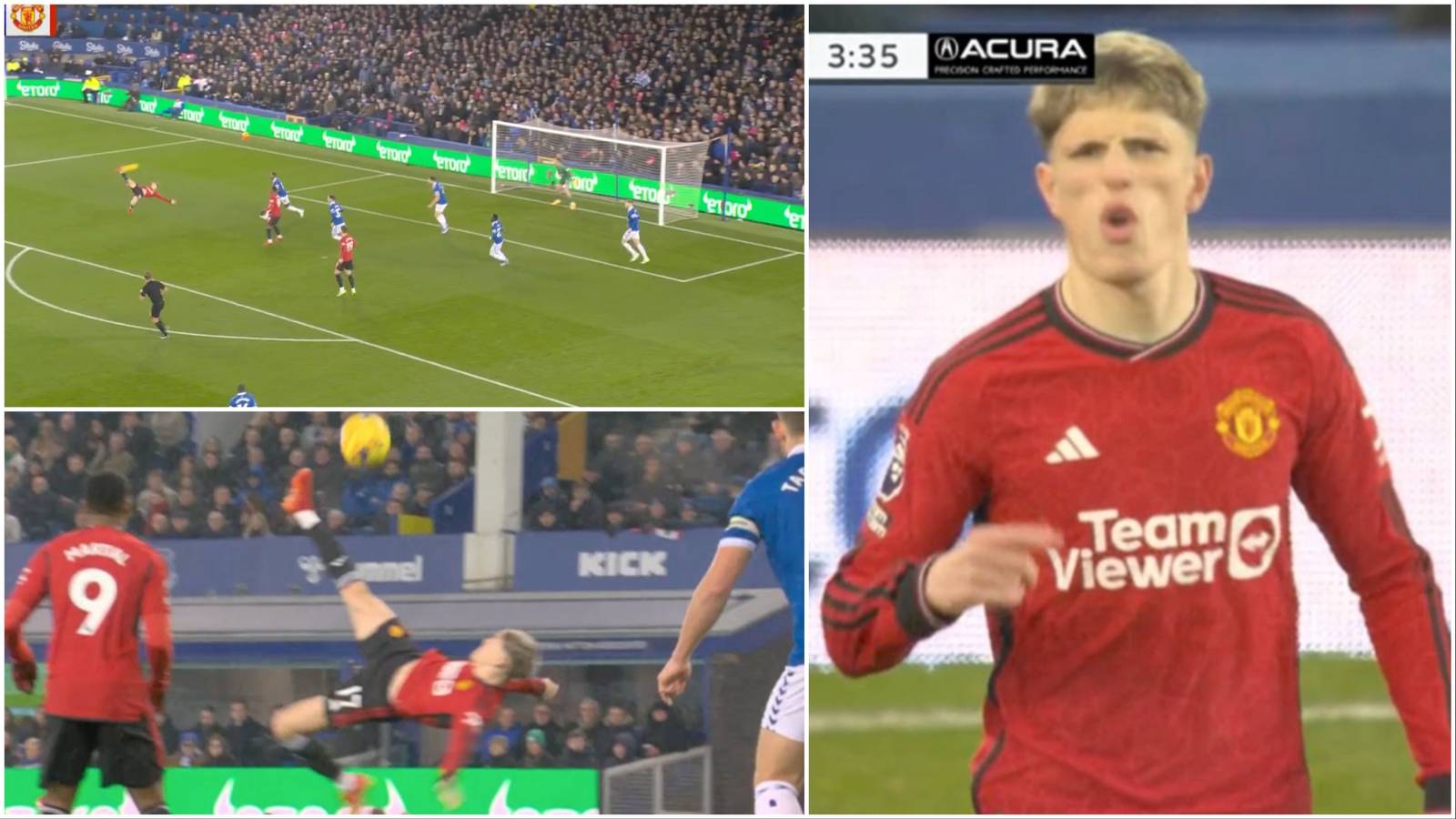 Alejandro Garnacho scores one of the greatest Premier League goals ever ...