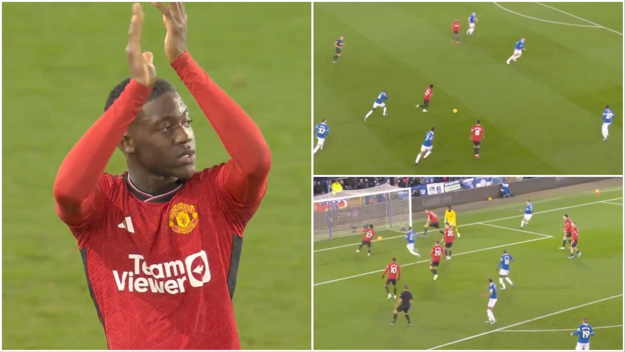 Kobbie Mainoo's special highlights in his first Premier League start v ...