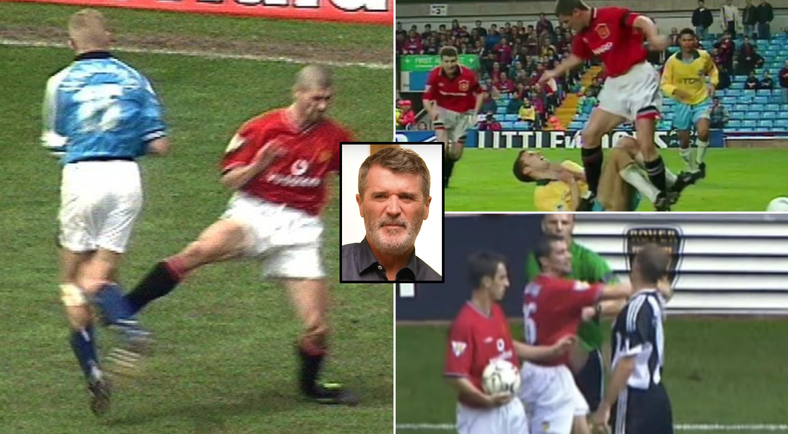 Roy Keane brilliantly narrates all of his red cards at Man United