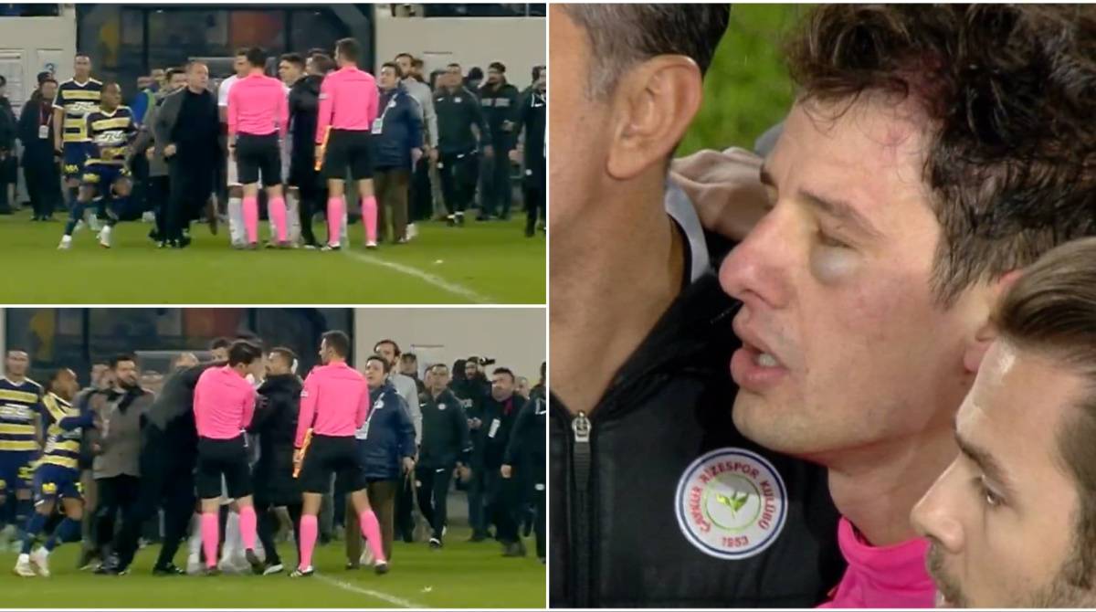 Referee attacked by club President after Ankaragucu 1-1 Rizespor
