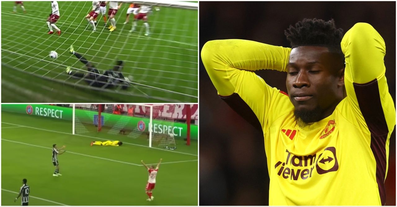 Every Andre Onana mistake that cost Man United a goal in the Champions ...