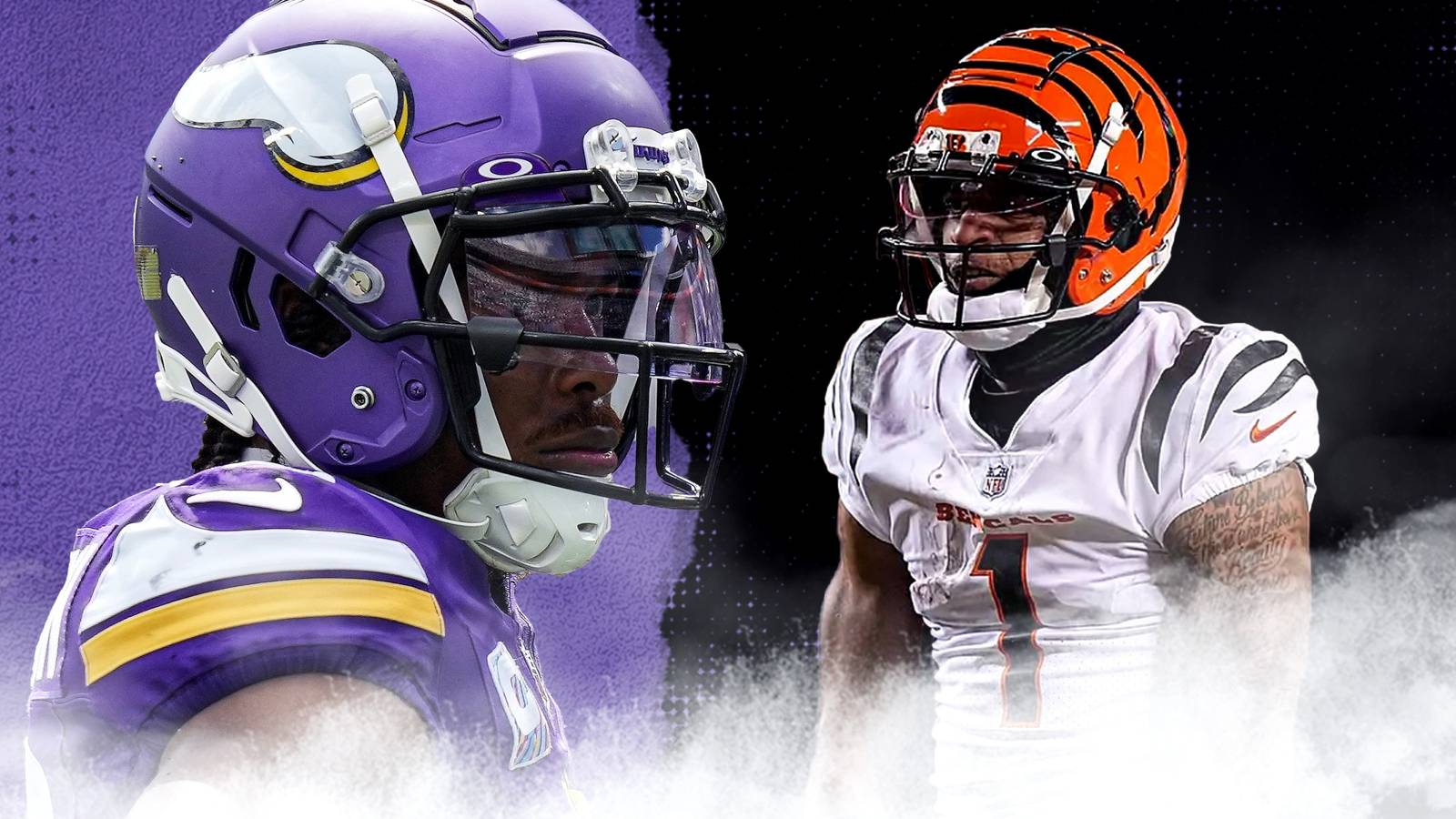 Debating the top NFL wide receiver between Ja'Marr Chase, Justin Jefferson