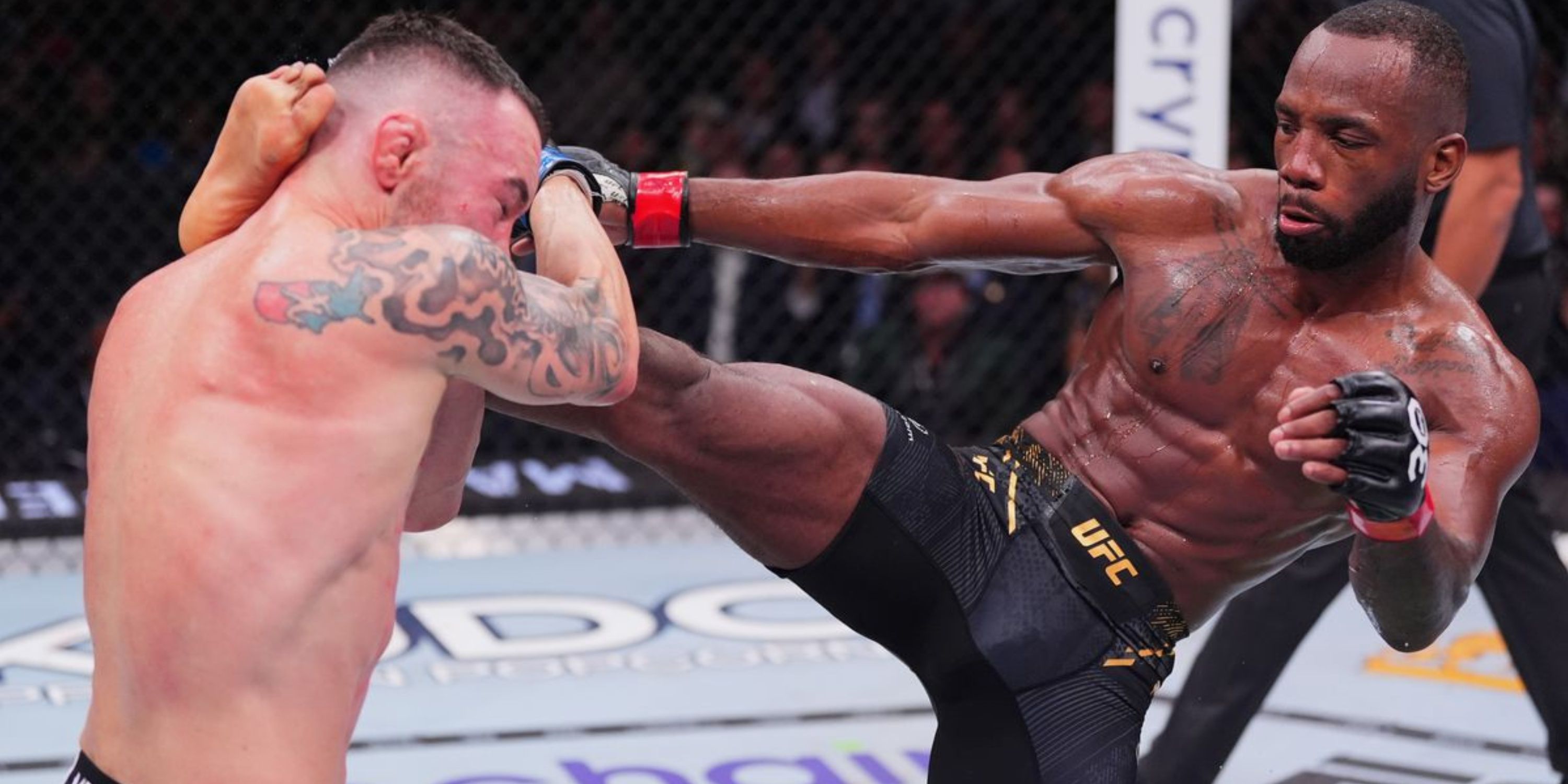 Sean Strickland and Dricus Du Plessis involved in brawl at UFC 296