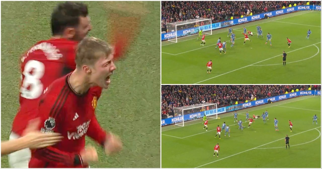 Rasmus Hojlund scores first Premier League goal as Man Utd beat Aston Villa