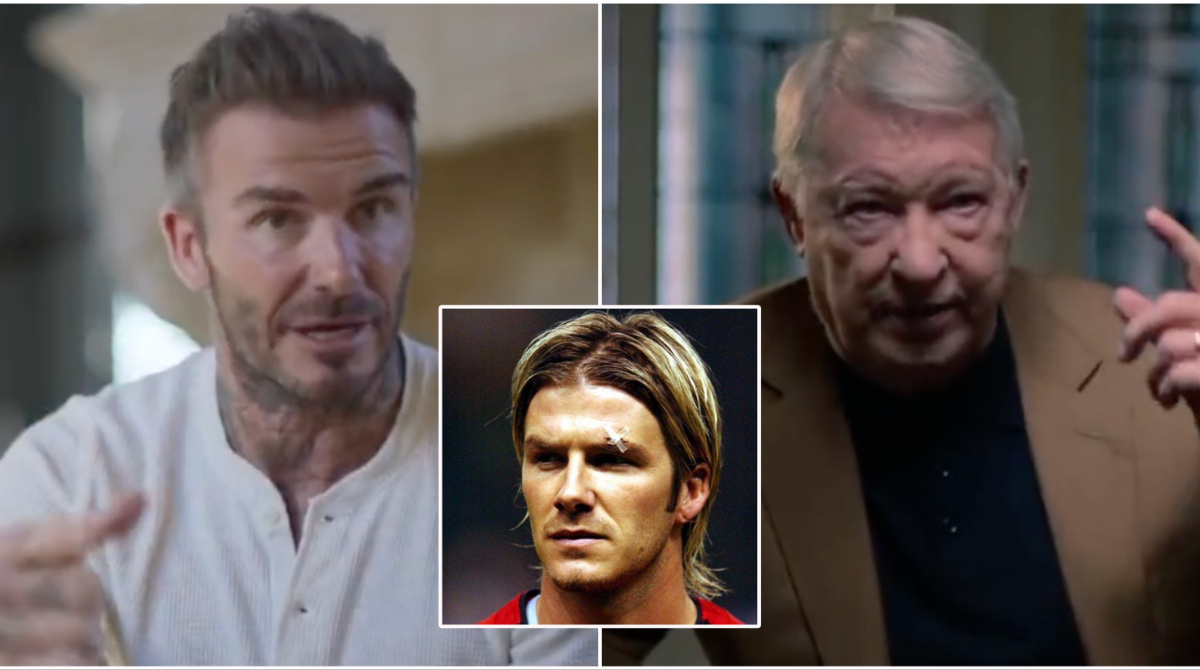 David Beckham opens up on boot incident with Sir Alex Ferguson at Man Utd