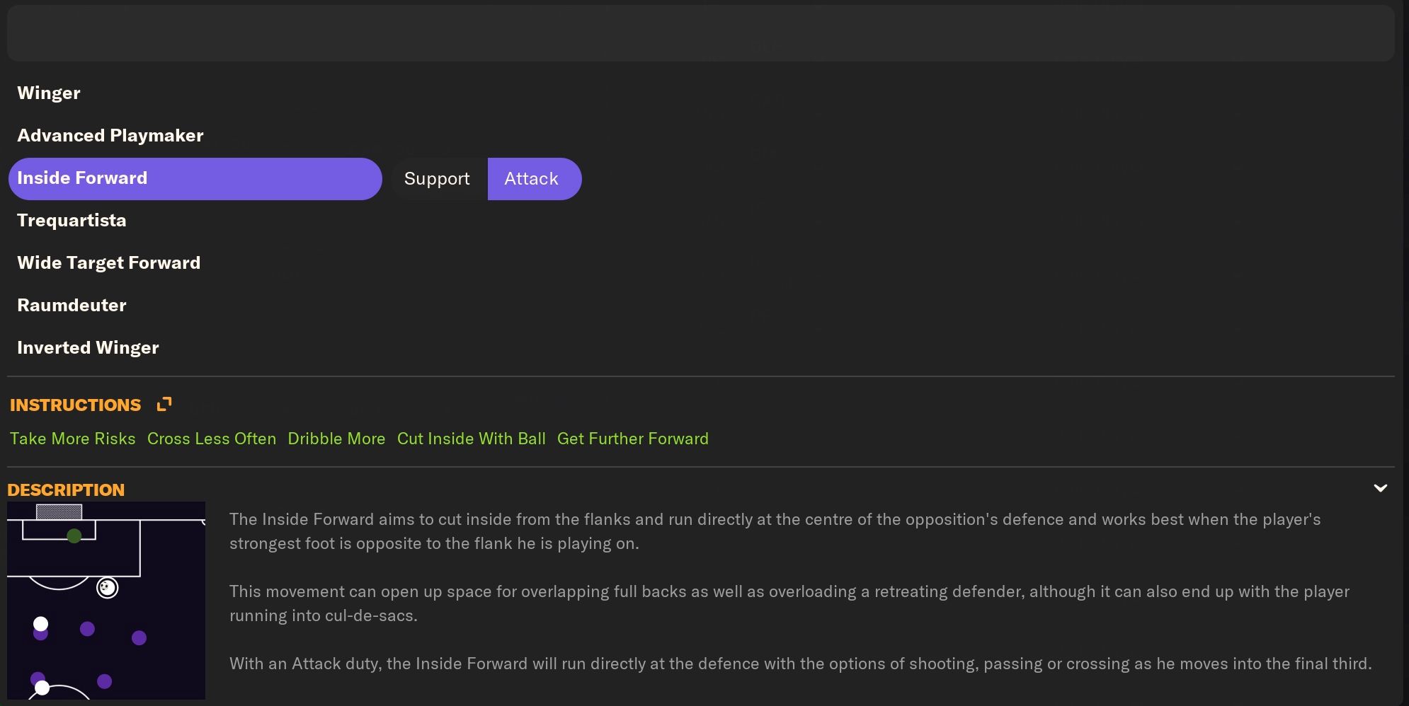 Every Player Role In Football Manager 2024
