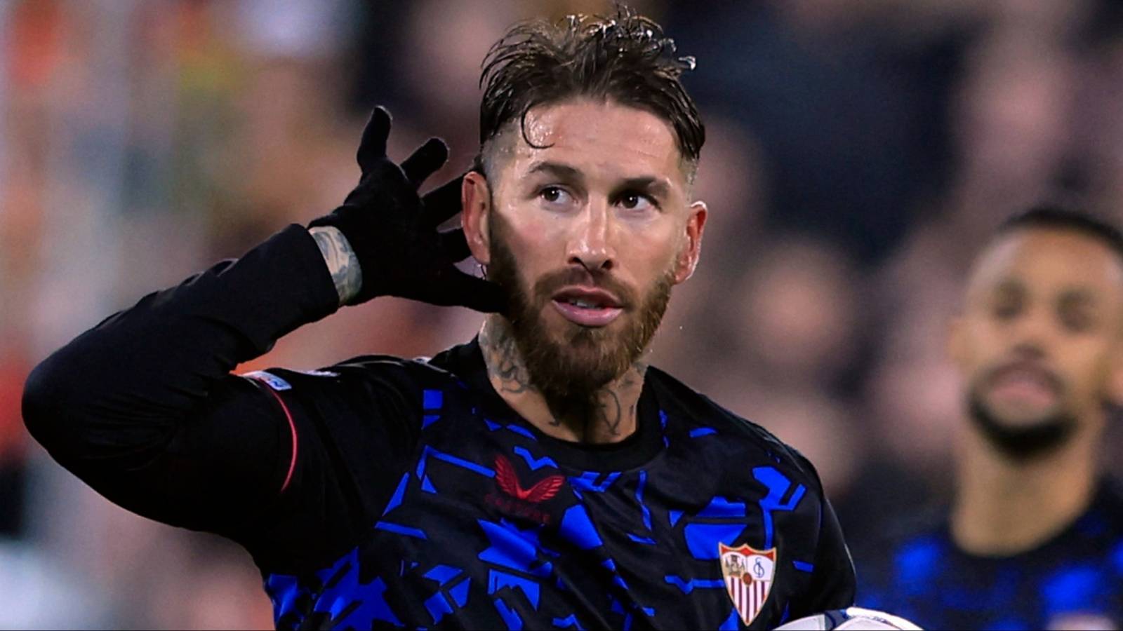 Sergio Ramos rages at fan during interview after Sevilla 0-2 Athletic ...