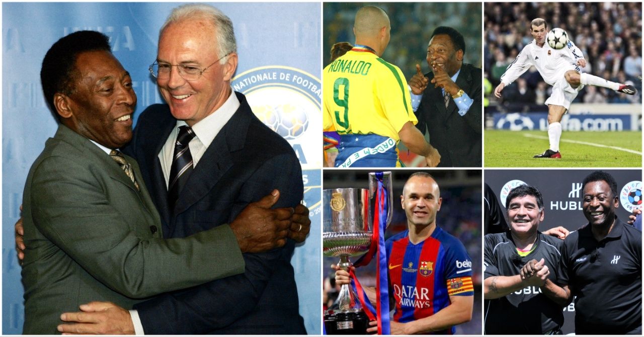 Pele named his 12 best footballers in history