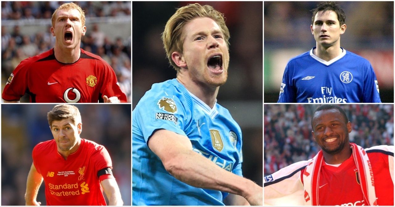 25 Greatest Midfielders in Premier League History [Ranked]