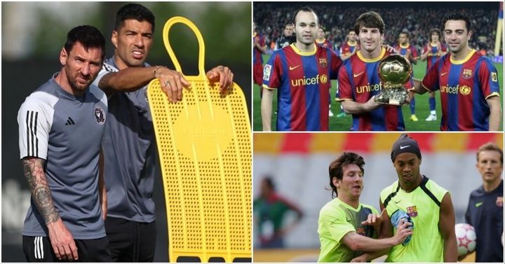 Lionel Messi has named the 10 favourite teammates in his career