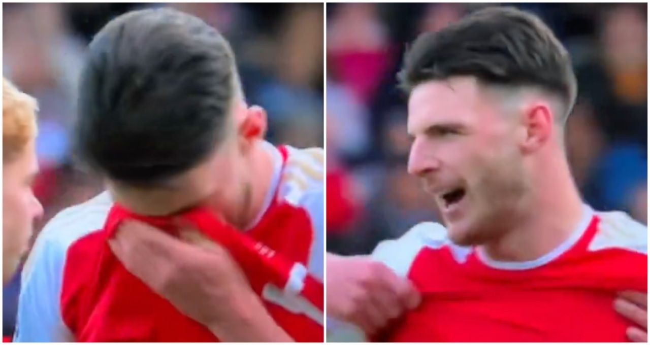 Arsenal win over Crystal Palace marred by potential Declan Rice injury