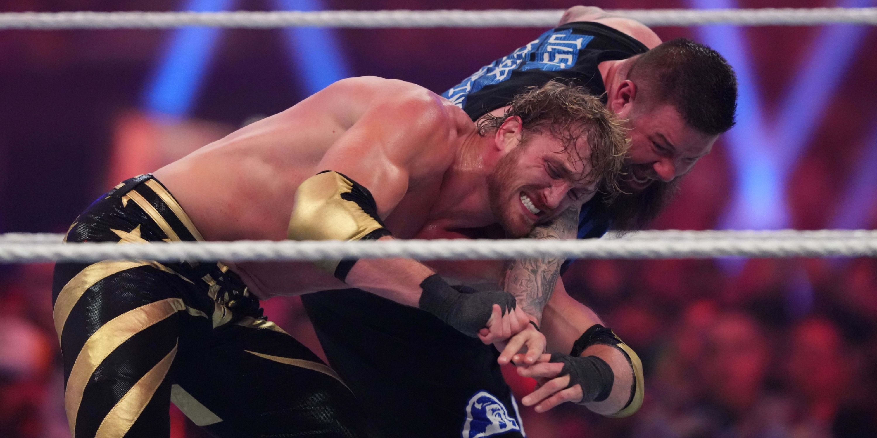 Logan Paul struggles to speak in post-match Royal Rumble interview