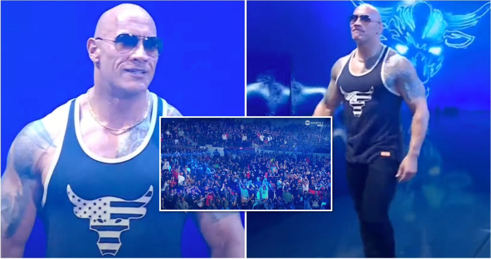 The Rock returns to WWE on Raw to huge pop