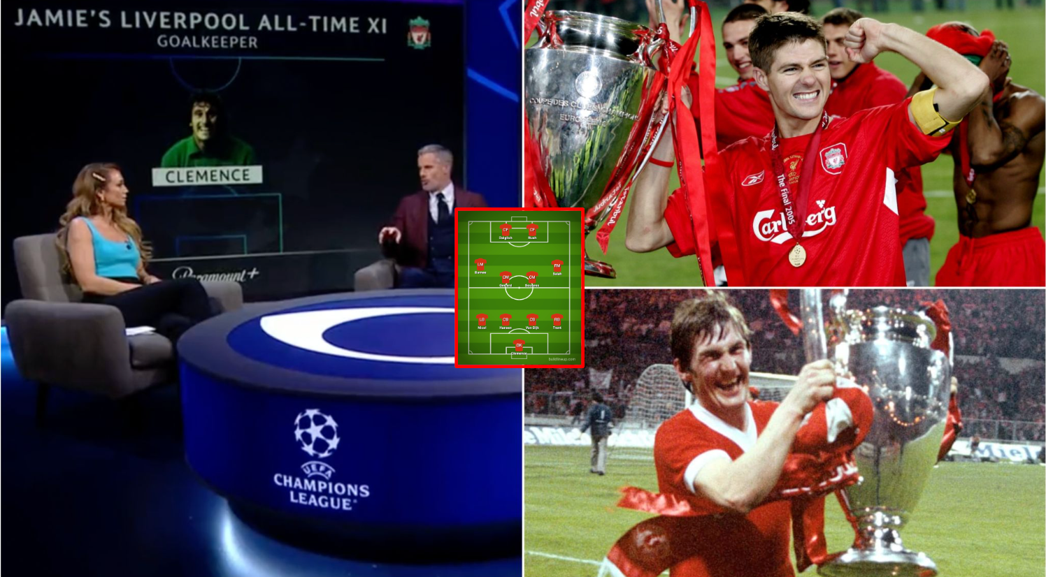 Liverpool's greatest ever XI named by Jamie Carragher